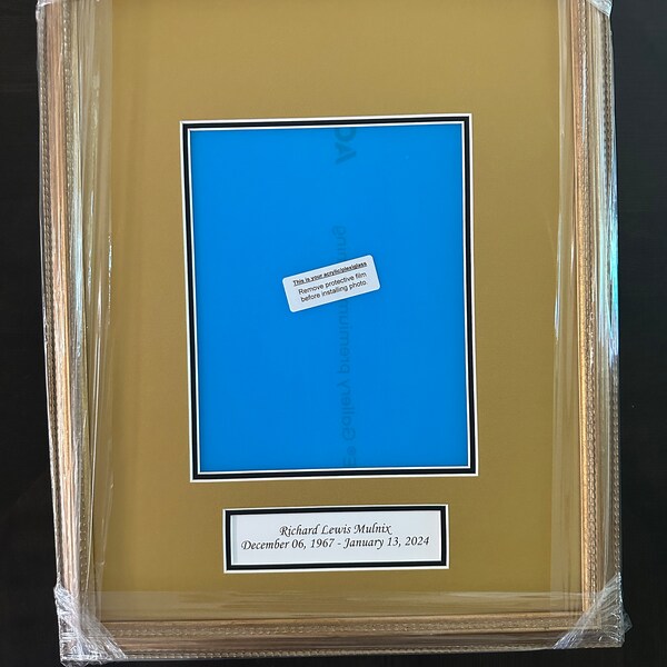 20x24 Signature Mat WITH Wood Frame - for Your Wedding or Event - 8446 ...