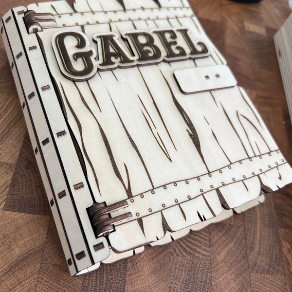 Book Box. 3mm, 1/8inch, 4mm, 5mm, 6mm. Laser Cut Files SVG, PDF, CDR ...