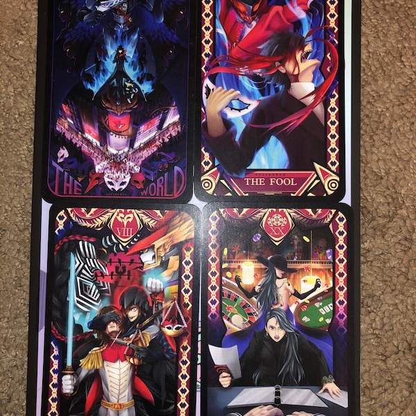 Persona 5 Custom Tarot Cards - Etsy