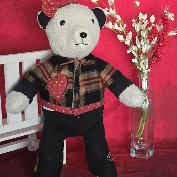 TEDDY BEAR SHIRT Pdf Pattern Fits 15-18 Inch Teddy Bears Such as Build ...
