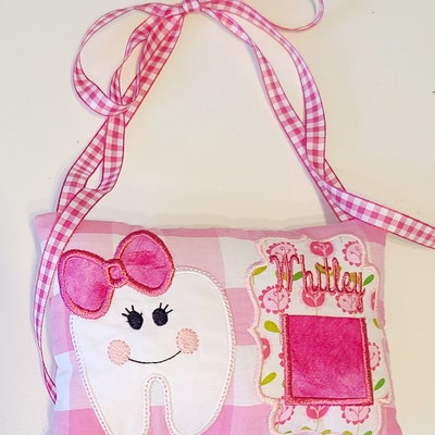 DIGITAL ITEM: Puppy Police Tooth Fairy Pillow ITH Embroidery Design 5x7 ...