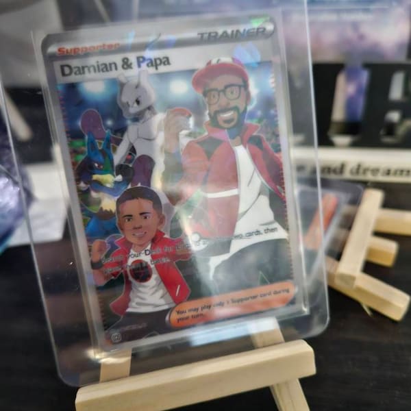 Custom Pokemon Card, Print Your Own Card, Holographic Custom Cards ...