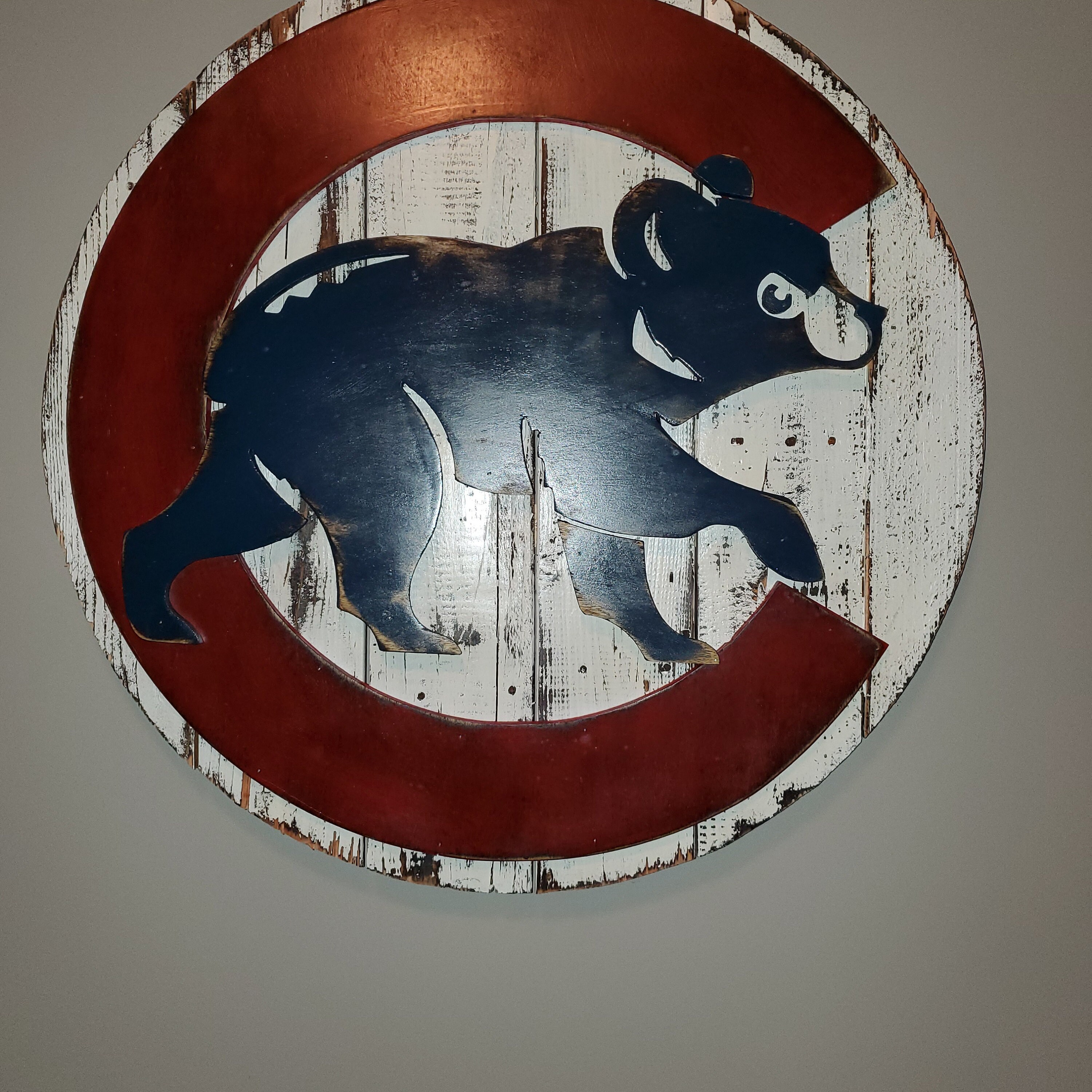 CSU Rams logo Distressed Weathered College football Man | Etsy