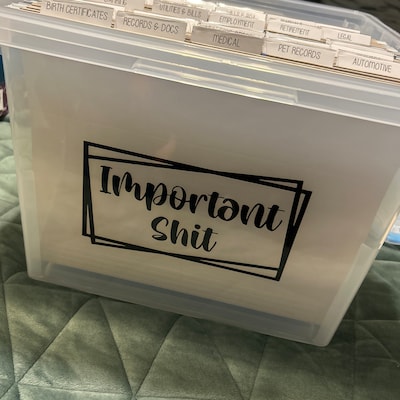 End of Life DIY File Kit Emergency File Kit Caretaker File Kit I'm Dead ...