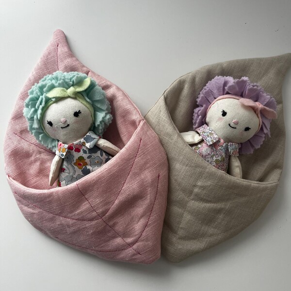 Stuffed Flower Doll Sewing Pattern Pdf : Make a Mini Soft Toy Flower in ...