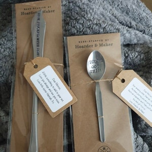 Custom Personalised STAMPED KNIFE Note To Self It's | Etsy