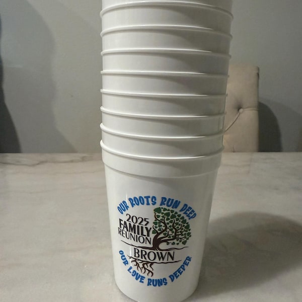 Family Reunion Cups, Family Cookout, Family Reunion Bulk Favors, Family ...