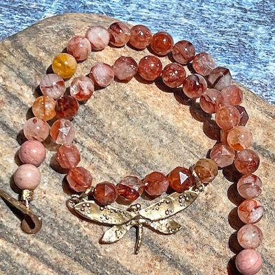 Extremely Rare Natural Red Labradorite 4mm 6mm 8mm 10mm Round Beads ...