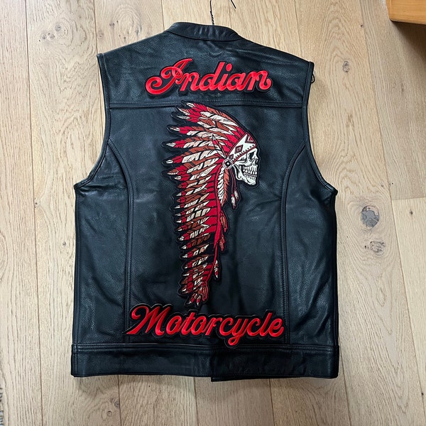 Officer Title Rank Vest Patches President VP MC Biker Club 6pc Patch ...