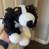 Great Dane Knitted Toy With Valentine Bow - Etsy