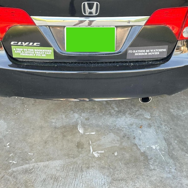 Reader Bumper Sticker, Funny Car Magnet, Bumper Sticker, Gifts for ...