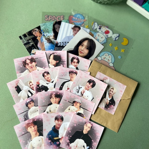 Seventeen Bunny Mail Stickers - Etsy