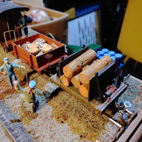 1:48 Scale On2/on30 Narrow Gauge 9' Low Gondola Kit (unpainted Wood ...