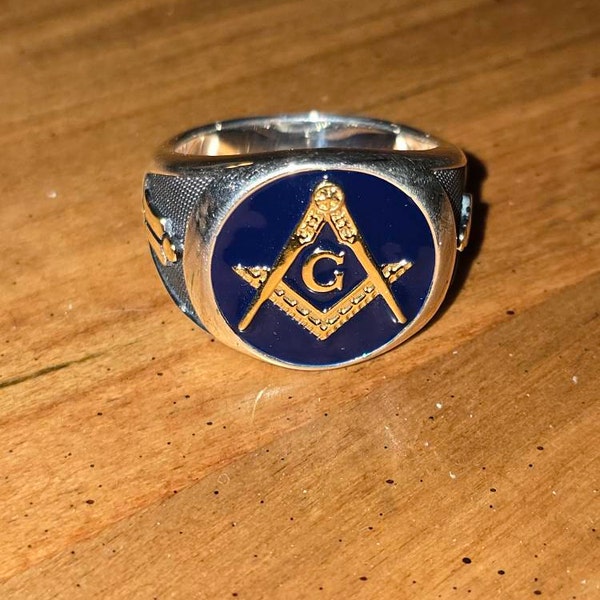 Past Master Ring Signet Ring Masonic Freemason Jewelry Master Mason ...