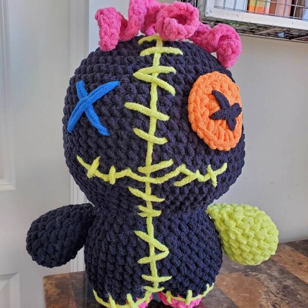 Crochet Pattern: Cute Voodoo Amigurumi Crochet Pattern, Voodoo Doll ...