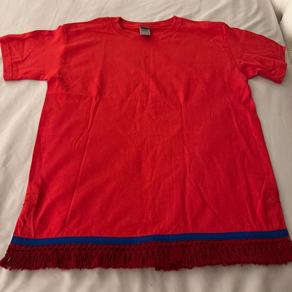 Israelite Men’s T-shirts With WHITE Fringes, Fringed T-shirt, Hebrew ...