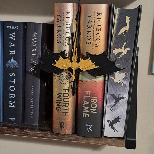 Fourth Wing Double Dragon BOOK INSERT | Book Mark | Book Accessory ...