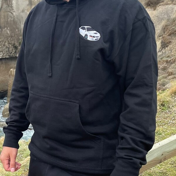 Custom Car Embroidered Sweatshirt, Race Car Hoodie, Car Lovers ...