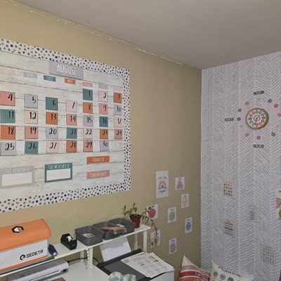 Boho Classroom Decor, Boho Birthday Bulletin Board - Etsy