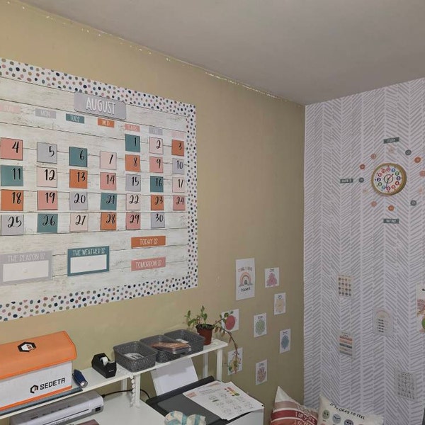 How We Go Home Chart Template, Dismissal Chart, Calm Colors Classroom ...