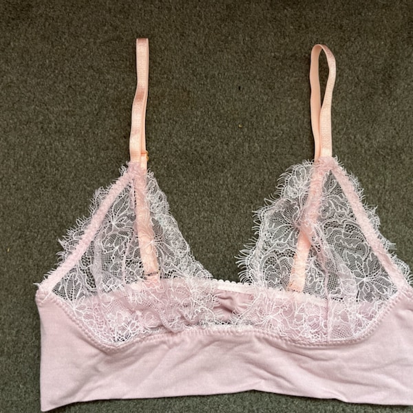 Organic Cotton Lingerie Set- Bralette & Panty, Bio Lingerie, Ethical ...