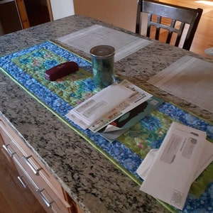 Texas Wildflower Placemats, Dining Table Placemats, Quilted Reversible ...