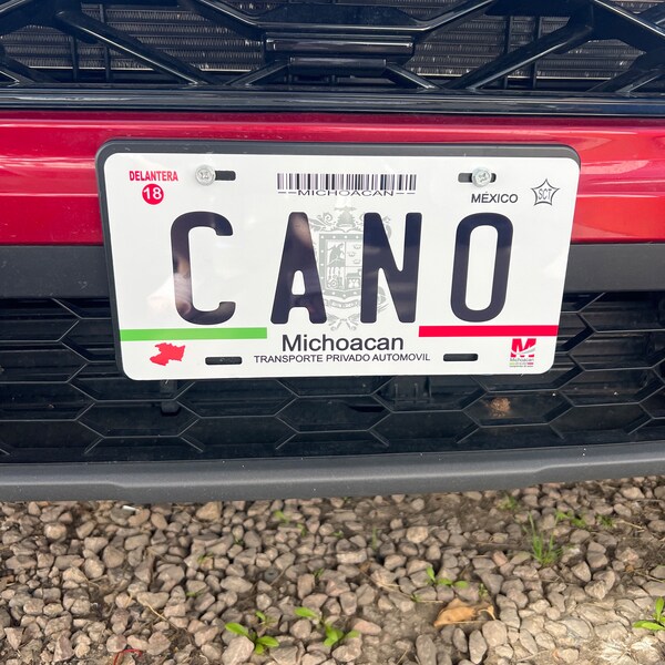 Car Plate State of Sinaloa, Car Plate Mexico, Car Plates of States of ...