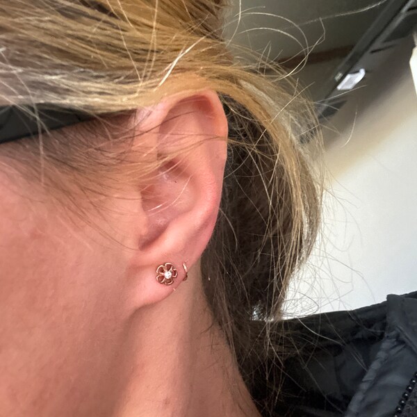 18G/20G 5mm SUPER TINY Cartilage Hoop 5mm Hinged Clicker Hoop Ultra ...