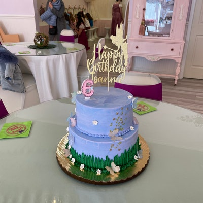 Tinker Bell Cake Topper, Happy Birthday Cake Topper, Personalized Cake ...