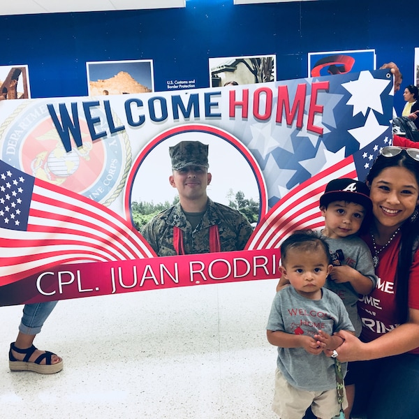 Welcome Home Military Banner, Deployment Homecoming Banner, Military ...