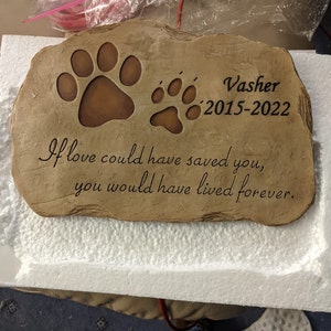Personalized Garden Stones Engraved With Any - Etsy