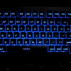 English & Japanese Dual Languages Backlit Keycaps Set for Mechanical ...