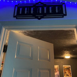 Personalized Movie Ticket Metal Sign Custom Home Theater | Etsy