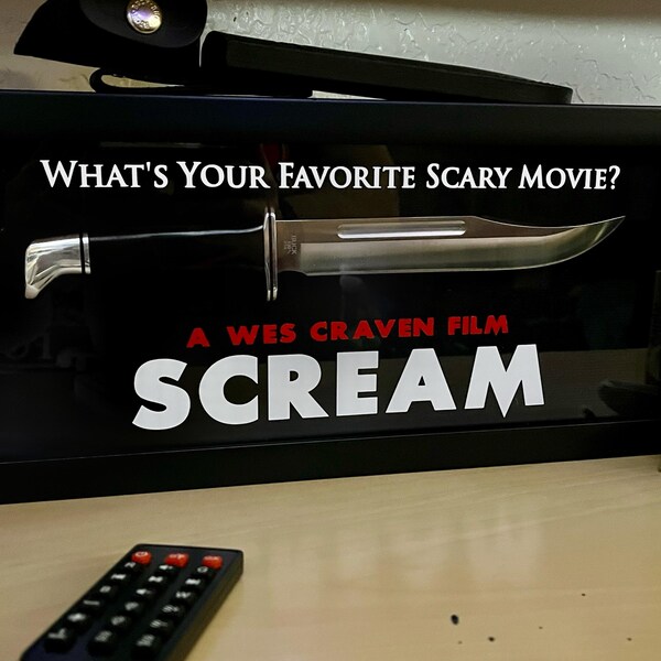 Ghostface Scream Knife Display (version 2) - Etsy