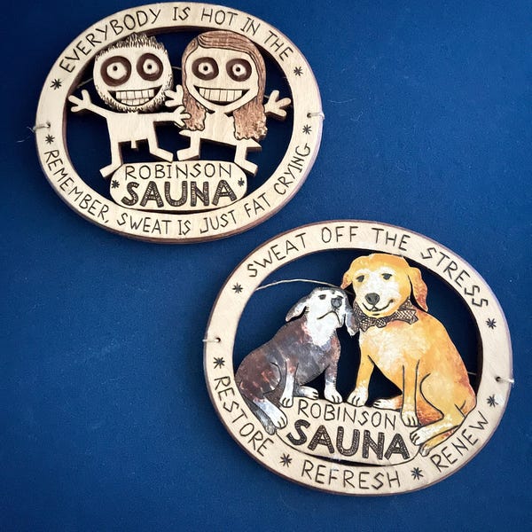 Funny Sauna Sign, Sauna Signs, Accessories for Sauna, Sauna Door Sign ...