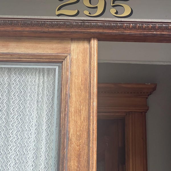 Transom Address Numbers - Color Options - House Home Building Office ...