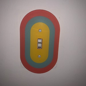Retro Oval Light Switch Plate Cover Multiple Options - Etsy