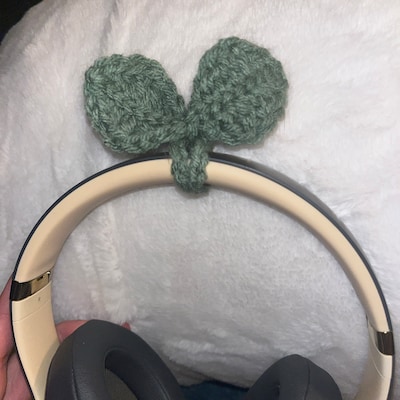 Crochet Sprout Leaf Accessory - Etsy
