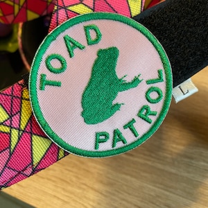 Turtle Patrol Embroidered Patch with VELCRO® Brand Fastener | Etsy