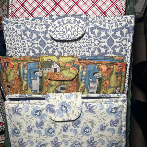 Versatile Needlework Portfolio Project Keeper - Floss Storage, Zippered ...