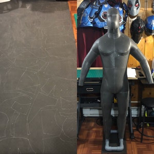 Male Mannequin TEMPLATES for EVA Foam - Etsy
