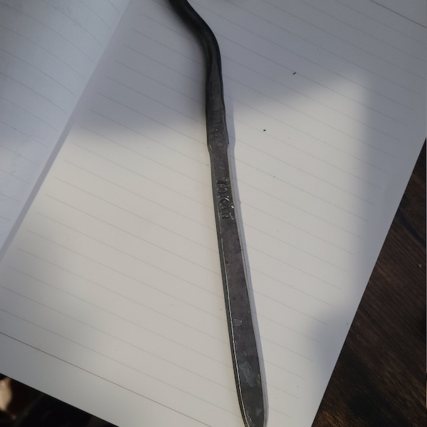 Personalized Spiral Scroll Letter Opener | Hand Forged Paper Knife ...