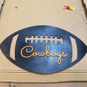 Custom Script Unfinished Wood Sign Laser Cut Letters Hanging Wall Decor ...