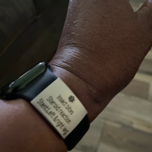 Medical Alert Watch Band Medical Id Tag Medical Alert - Etsy