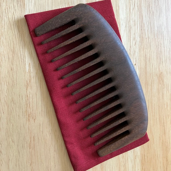 Handmade Premium Quality Whole Piece Natural Wood Hair Comb Without ...