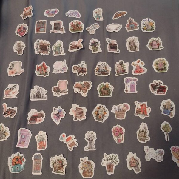 Race Car Racing Stickers Pack of 10, 20 or 50 Decals for Planners ...