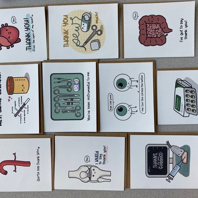 Urine Credible Thank You Card Doctor Nurse Mother's - Etsy