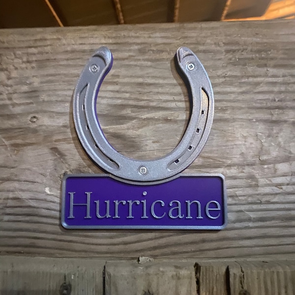 Stable Door Name Plate - 16 Colours & 5 Size Options - Etsy UK
