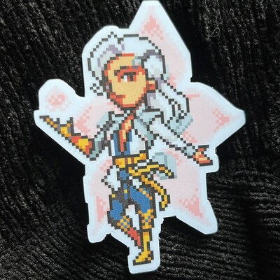 Overwatch 2 Lifeweaver Pixel Spray Vinyl Sticker Decal, Laptop, Phone ...
