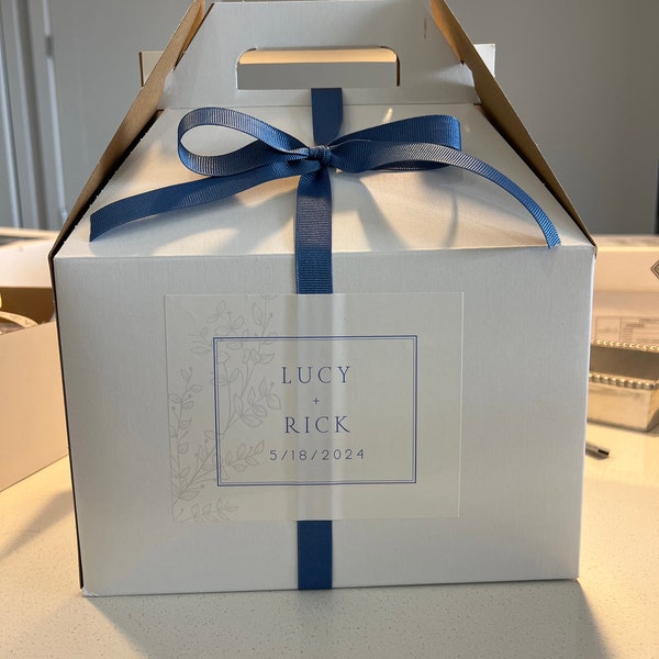 Simplistic Wedding Favor Boxes, Wedding Gift Box Sets, Wedding Thank ...